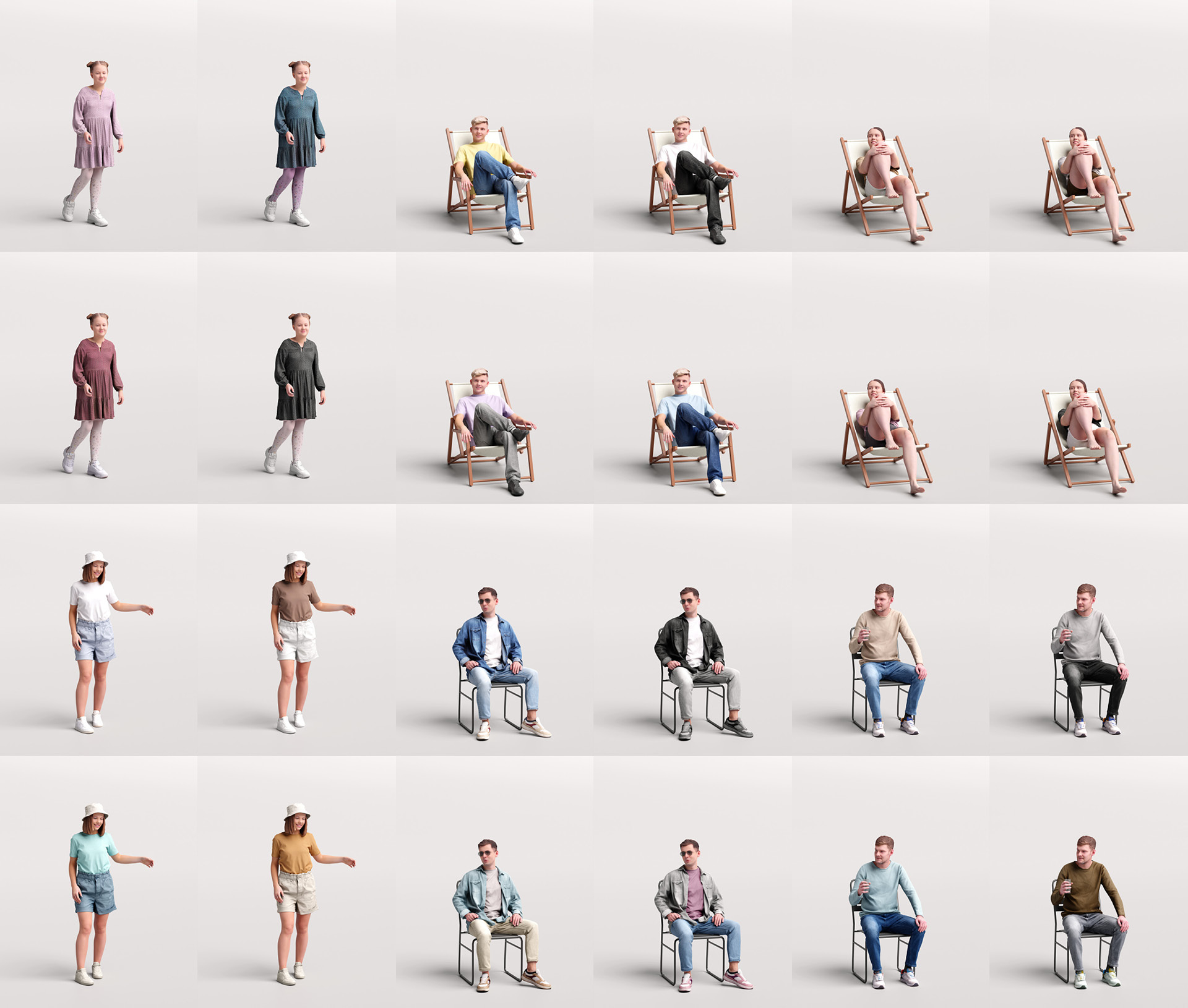 3d people Humano 2210 Outdoor and Garden | Evermotion