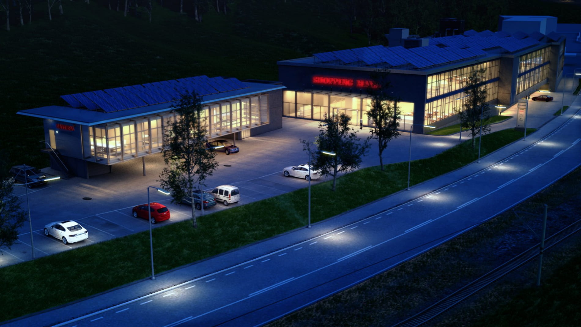 Shopping mall - Project - Evermotion