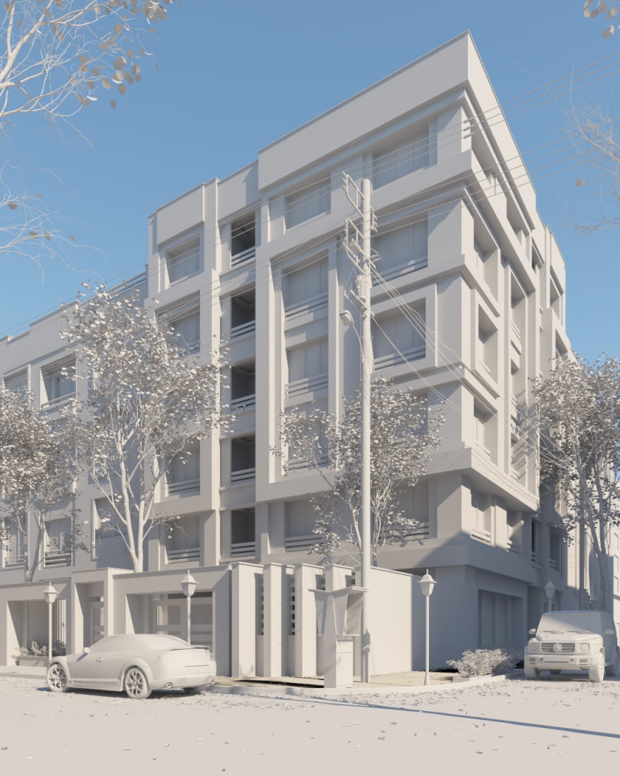 Mahan building - Project - Evermotion